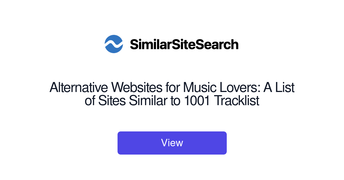 Alternative Websites for Music Lovers: A List of Sites Similar to ...