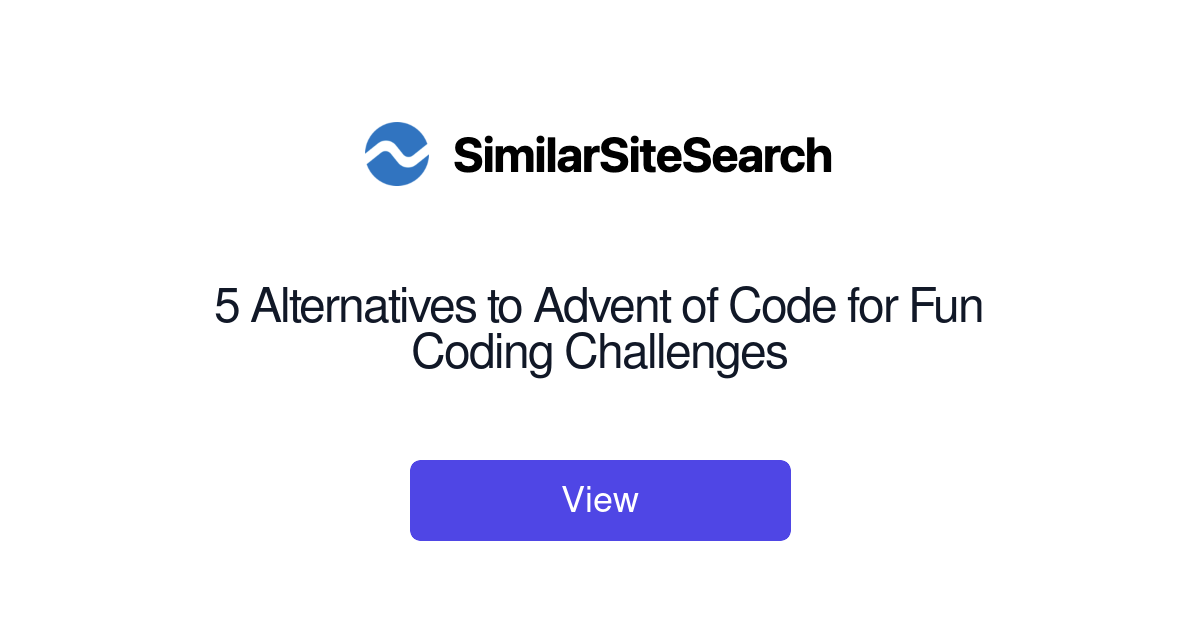 5 Alternatives to Advent of Code for Fun Coding Challenges ...