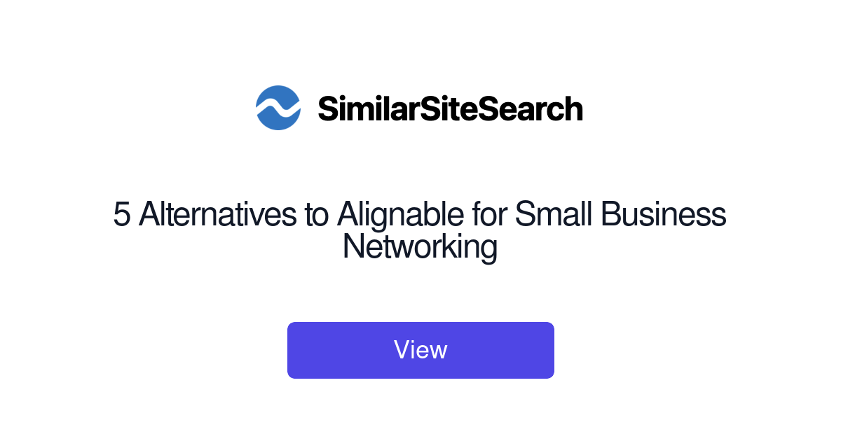 5 Alternatives to Alignable for Small Business Networking ...