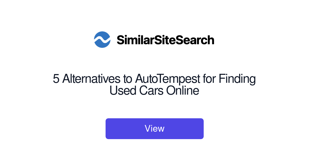 5 Alternatives to AutoTempest for Finding Used Cars Online ...