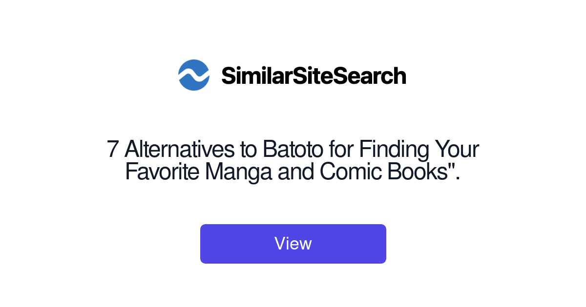 7 Alternatives to Batoto for Finding Your Favorite Manga and Comi ...