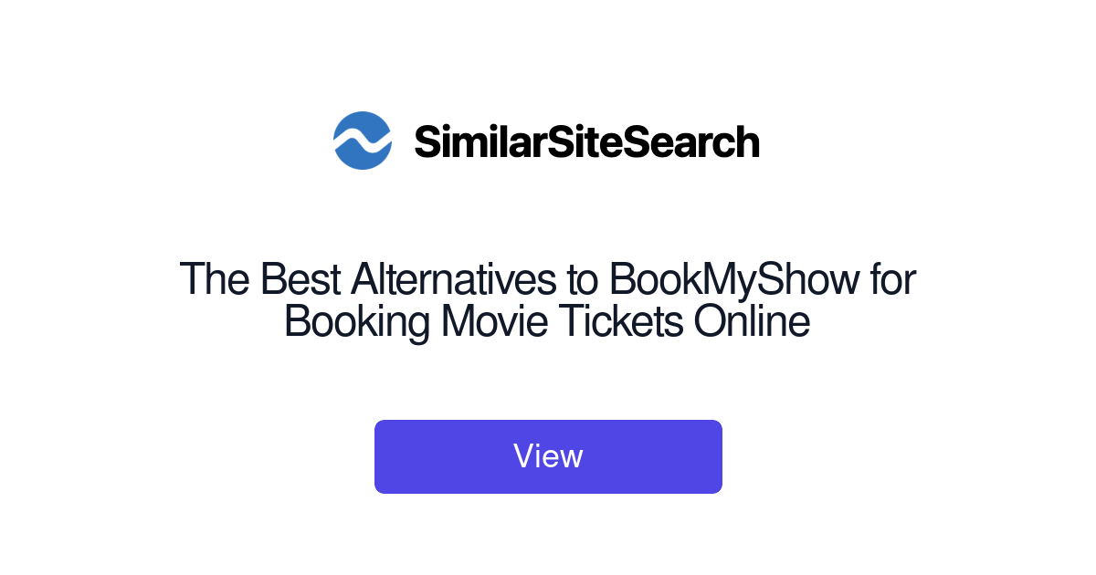 The Best Alternatives to BookMyShow for Booking Movie Tickets Onl ...