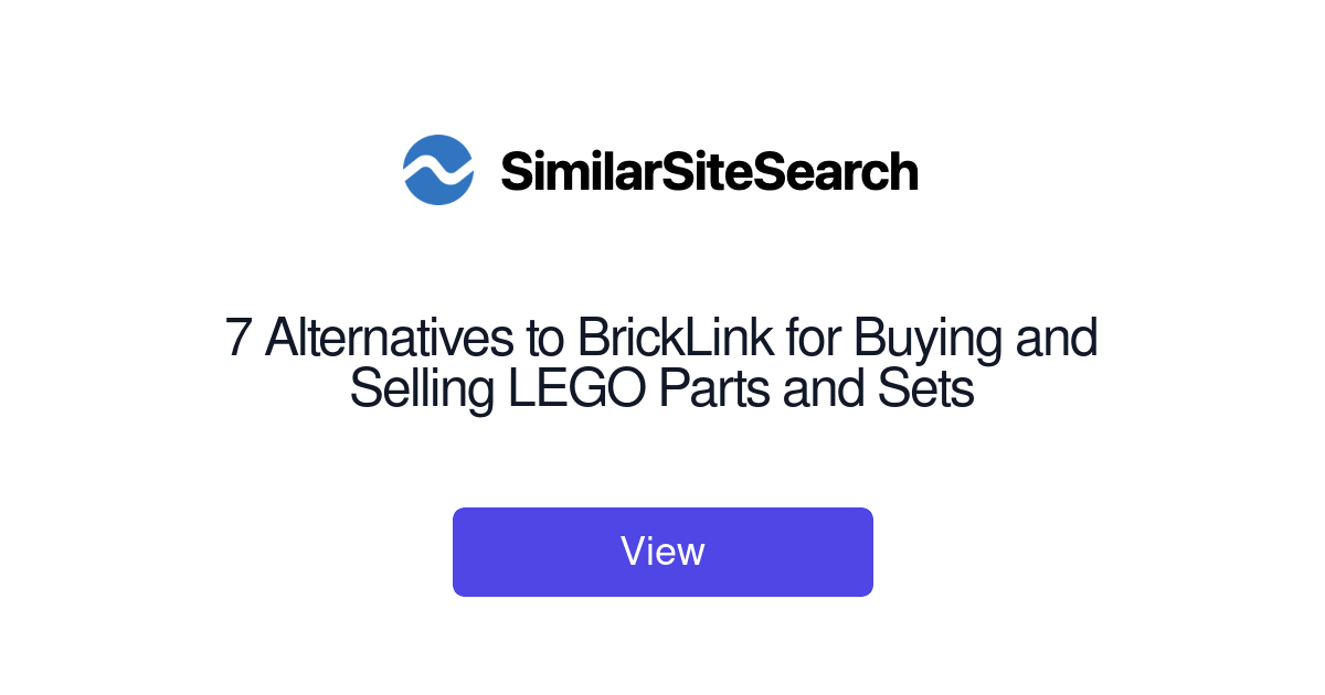 7 Alternatives to BrickLink for Buying and Selling LEGO Parts and ...
