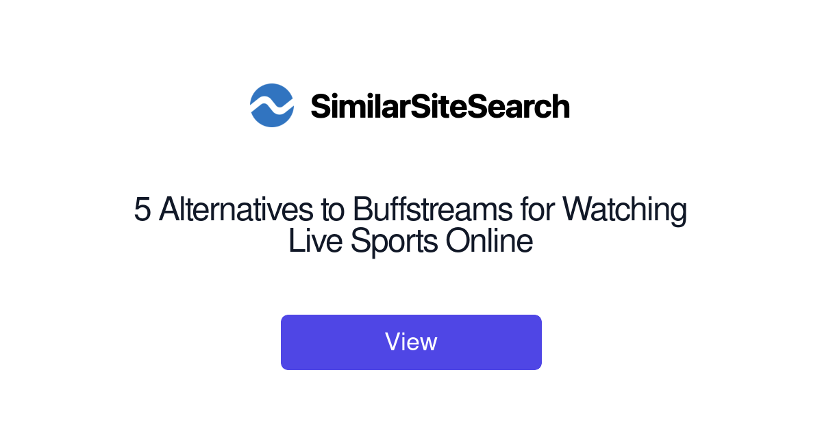 5 Alternatives to Buffstreams for Watching Live Sports Online ...