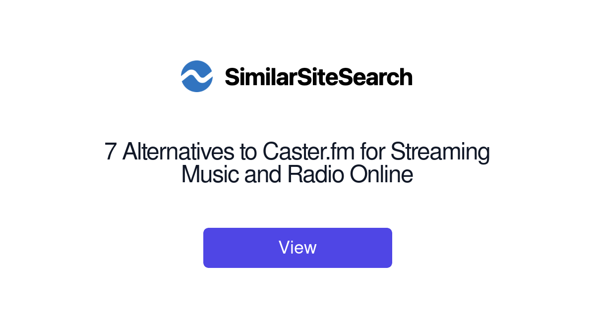 7 Alternatives to Caster.fm for Streaming Music and Radio Online ...