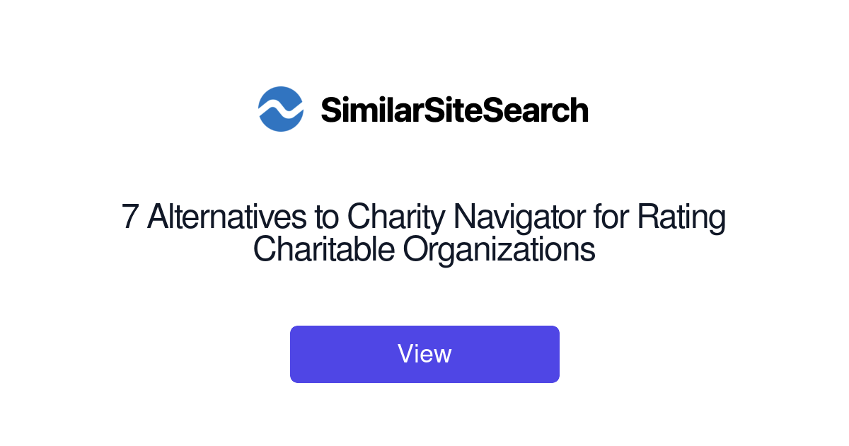 7 Alternatives to Charity Navigator for Rating Charitable Organiz ...