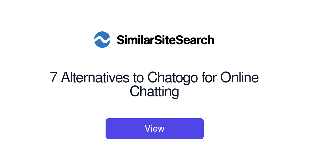 7 Alternatives to Chatogo for Online Chatting - SimilarSiteSearch