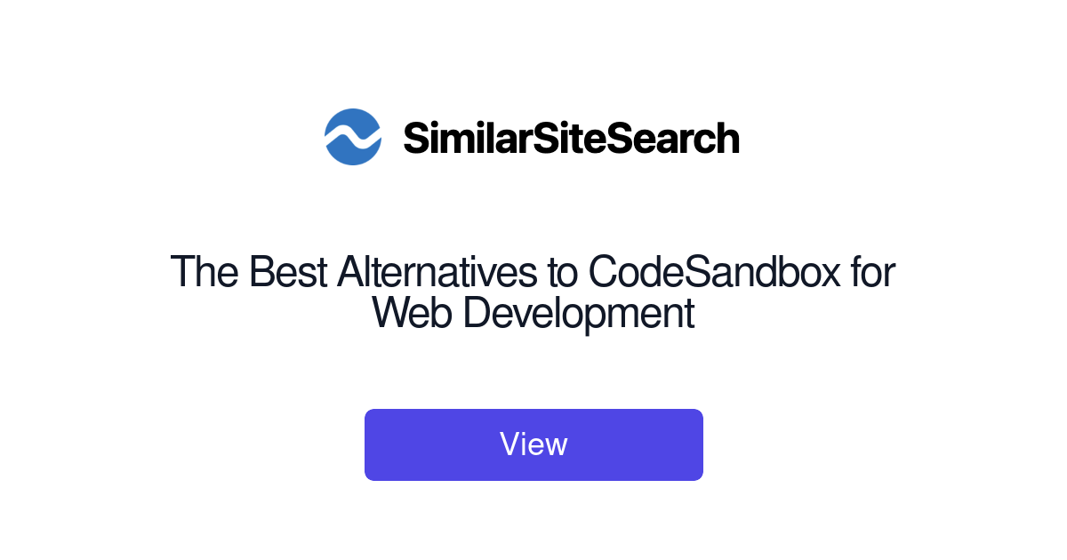 The Best Alternatives to CodeSandbox for Web Development ...