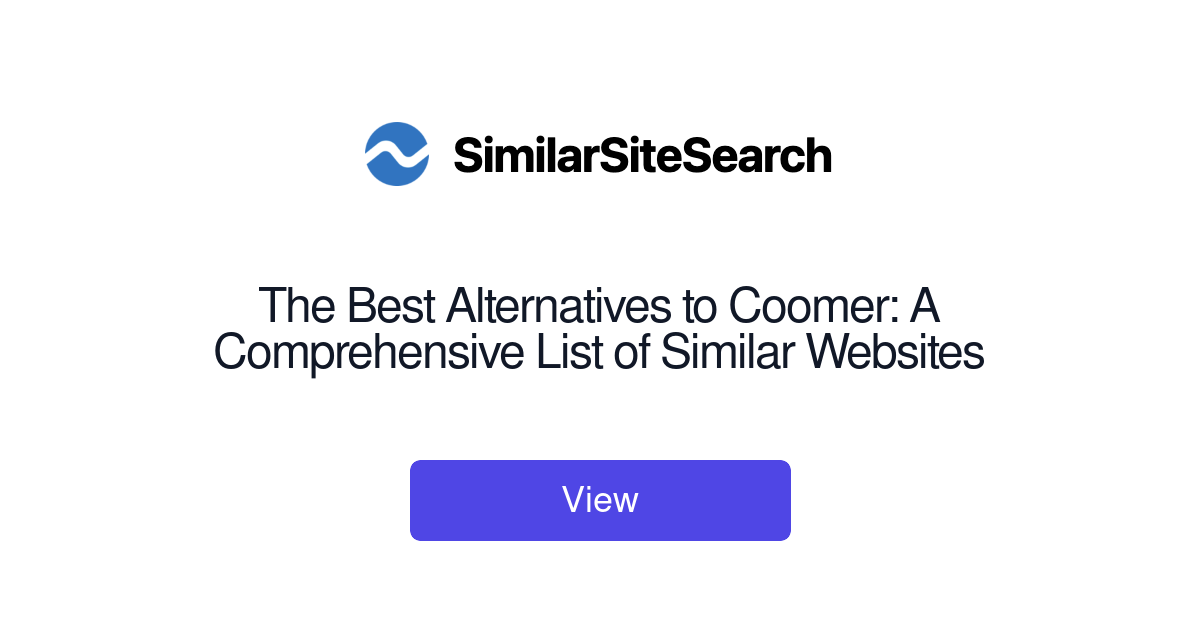 The Best Alternatives to Coomer: A Comprehensive List of Similar ...