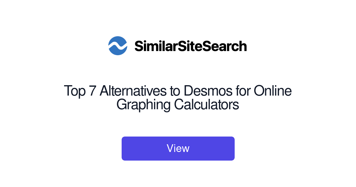 Top 7 Alternatives to Desmos for Online Graphing Calculators ...