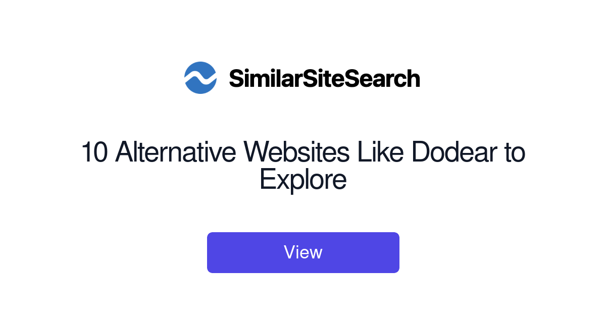 10 Alternative Websites Like Dodear to Explore - SimilarSiteSearch