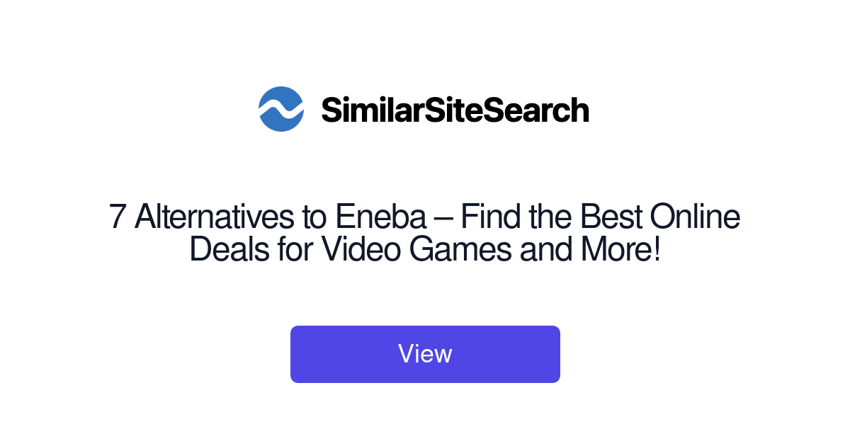 7 Alternatives to Eneba – Find the Best Online Deals for Video Ga ...