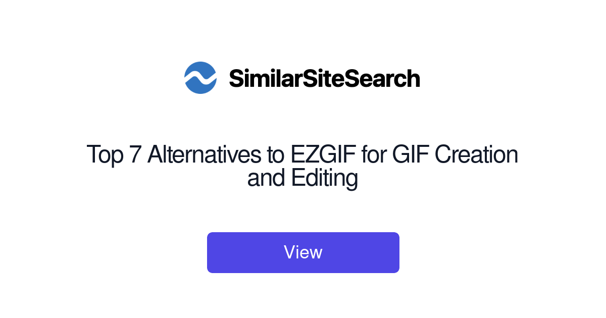 Top 7 Alternatives to EZGIF for GIF Creation and Editing ...
