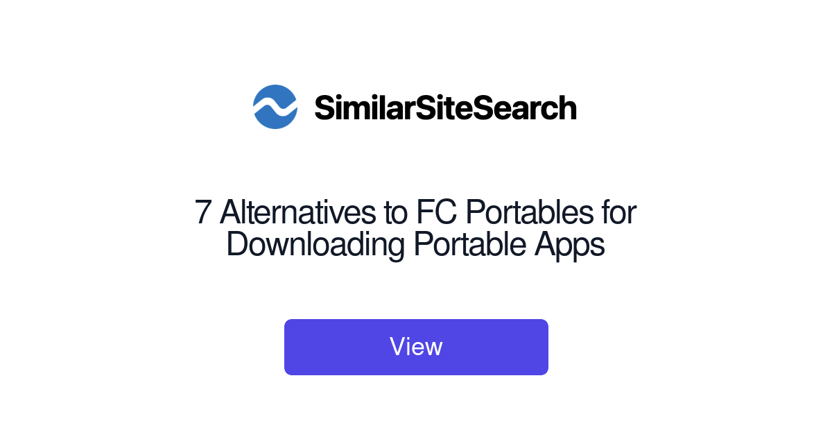 7 Alternatives to FC Portables for Downloading Portable Apps ...