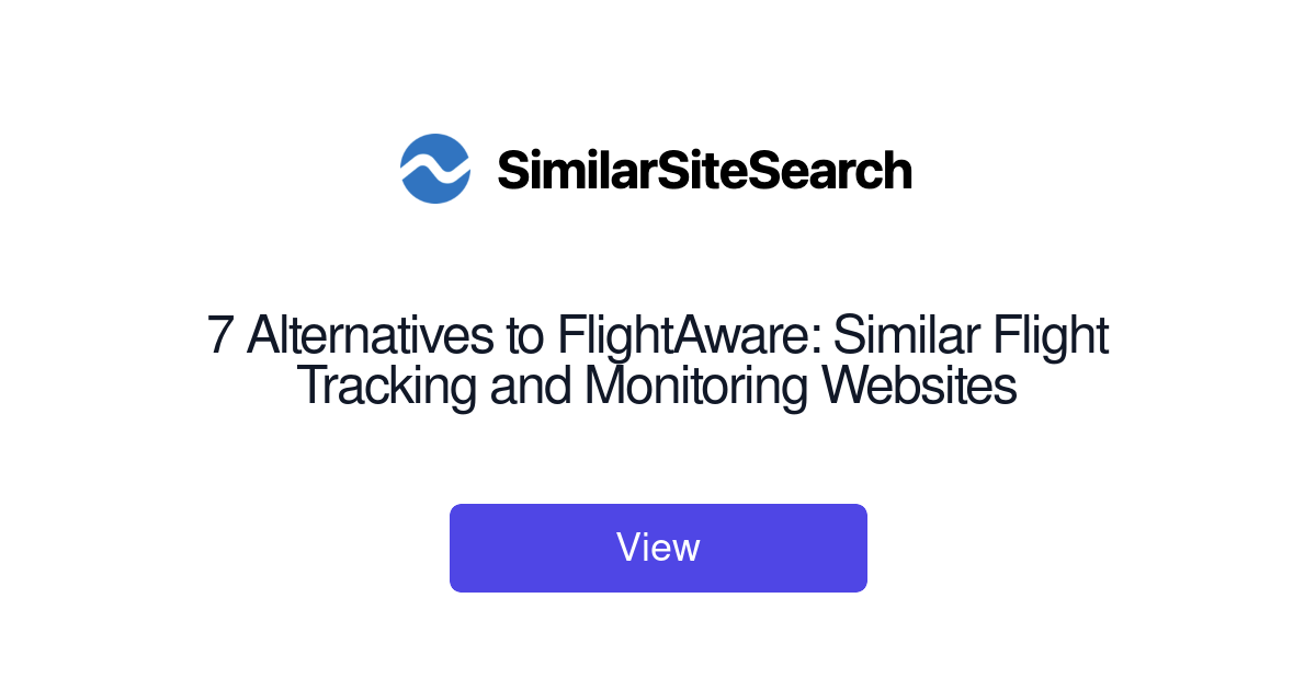 7 Alternatives to FlightAware: Similar Flight Tracking and Monito ...
