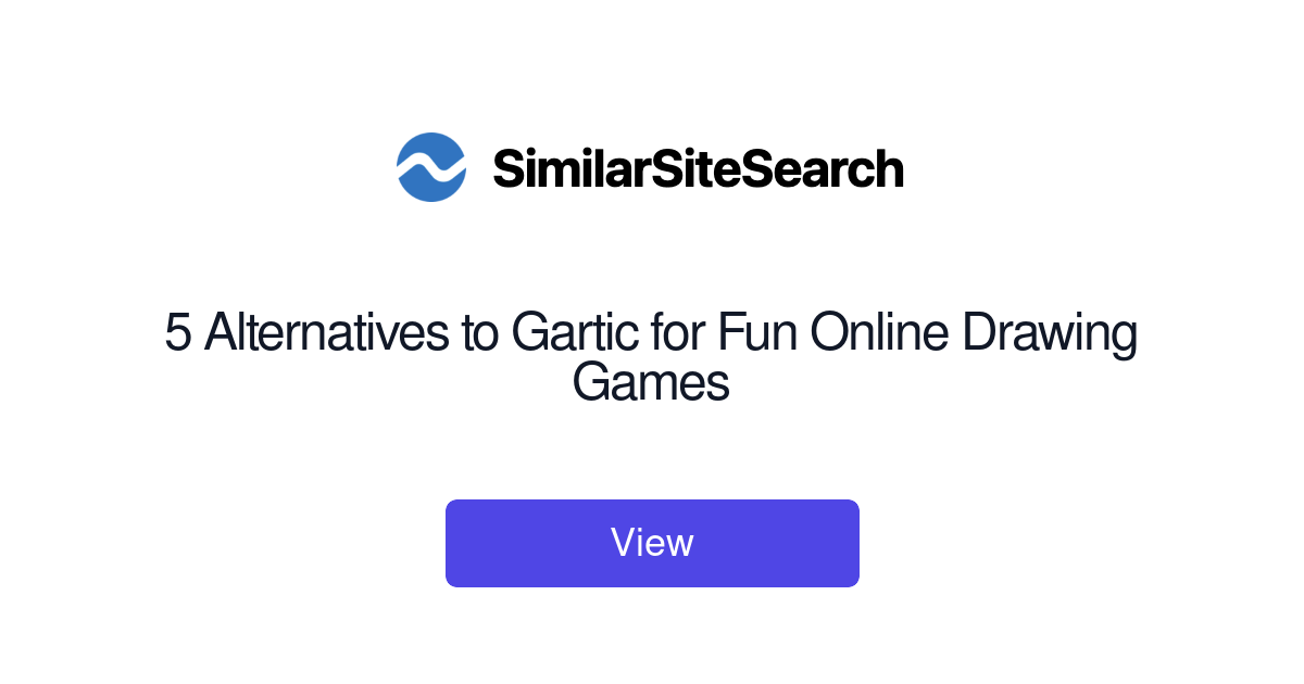 5 Alternatives to Gartic for Fun Online Drawing Games - SimilarSiteSearch