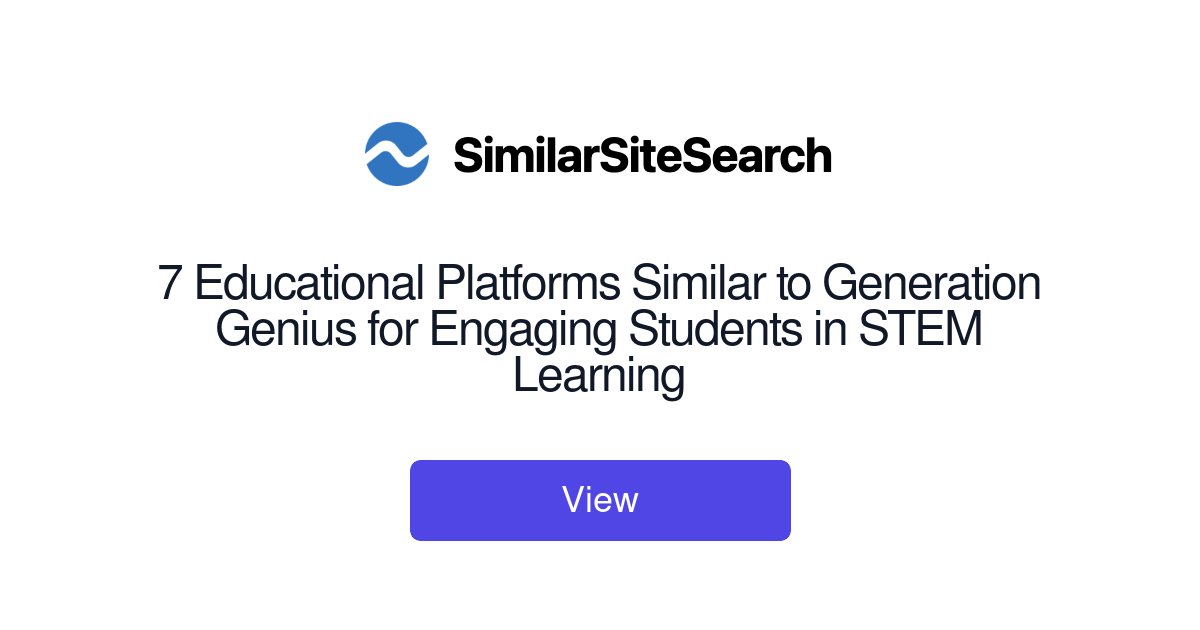 7 Educational Platforms Similar to Generation Genius for Engaging ...