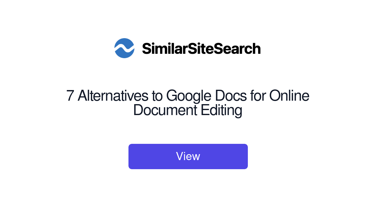 7 Alternatives to Google Docs for Online Document Editing ...