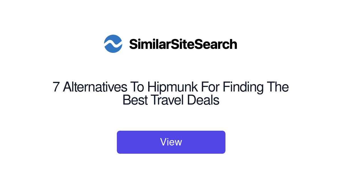 7 Alternatives To Hipmunk For Finding The Best Travel Deals ...