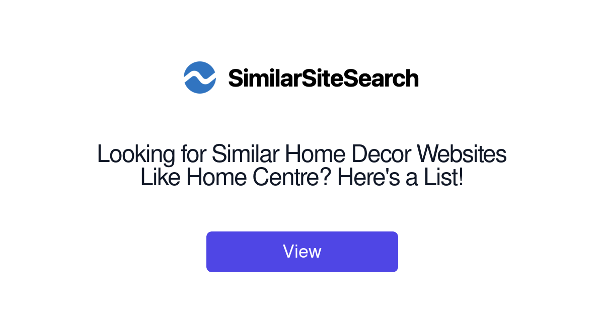 Looking for Similar Home Decor Websites Like Home Centre? Here's ...