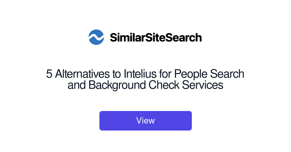 5 Alternatives to Intelius for People Search and Background Check ...