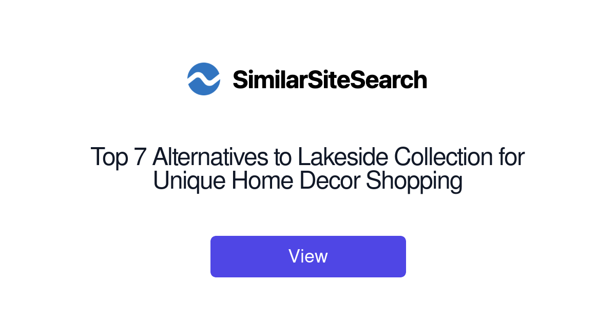 Top 7 Alternatives to Lakeside Collection for Unique Home Decor S ...