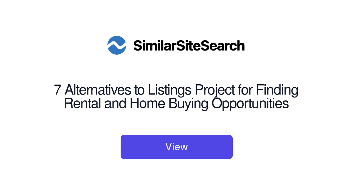 7 Alternatives to Listings Project for Finding Rental and Home Bu ...