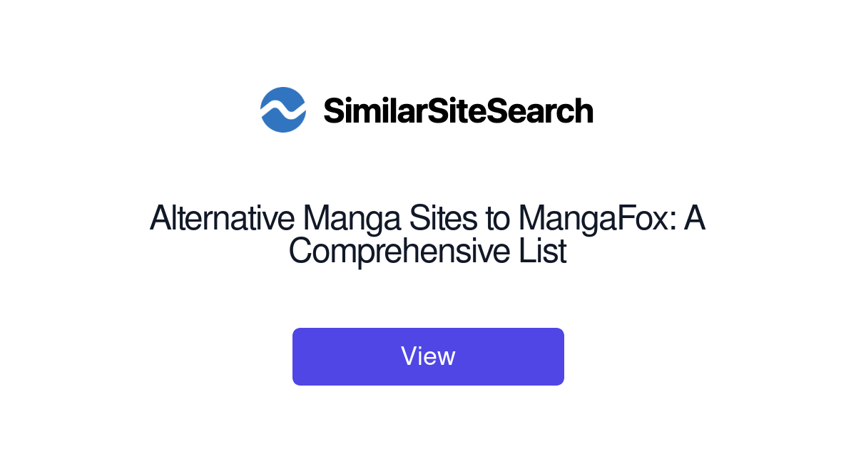 Alternative Manga Sites to MangaFox: A Comprehensive List ...