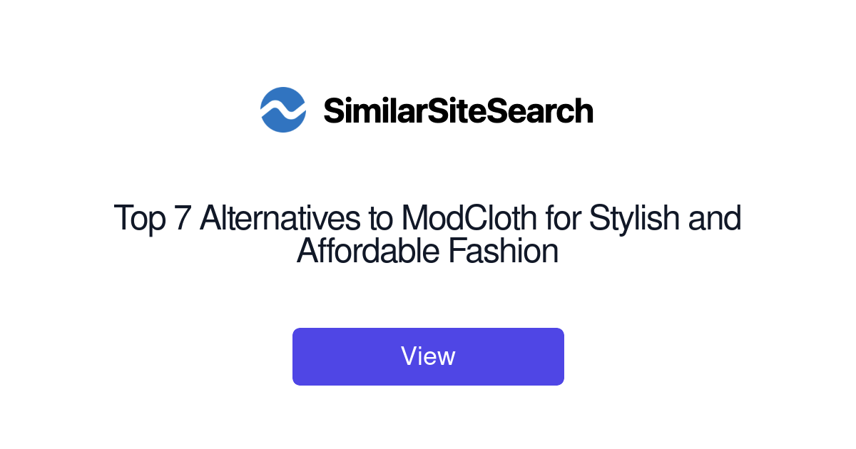 Top 7 Alternatives to ModCloth for Stylish and Affordable Fashion ...