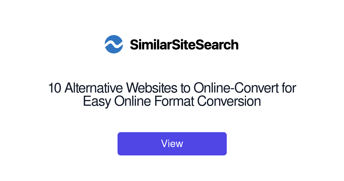 10 Alternative Websites to Online-Convert for Easy Online Format ...