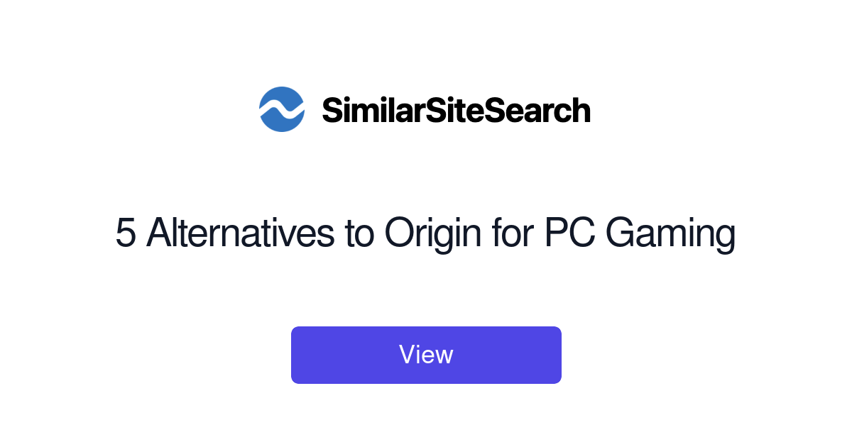 5 Alternatives to Origin for PC Gaming - SimilarSiteSearch
