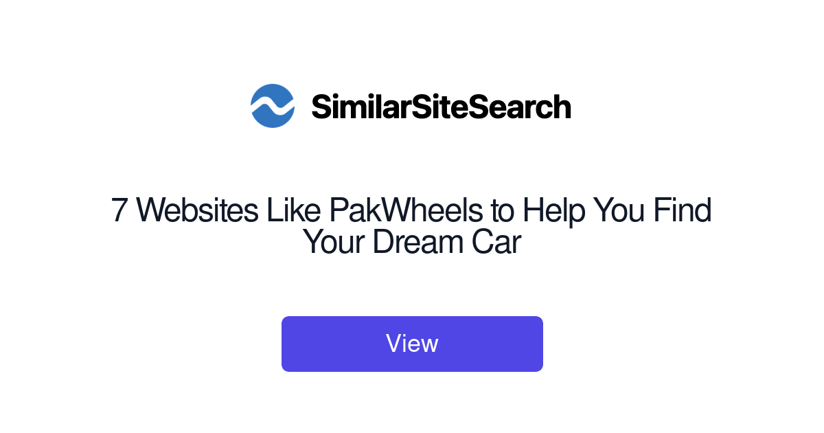 7 Websites Like PakWheels to Help You Find Your Dream Car ...