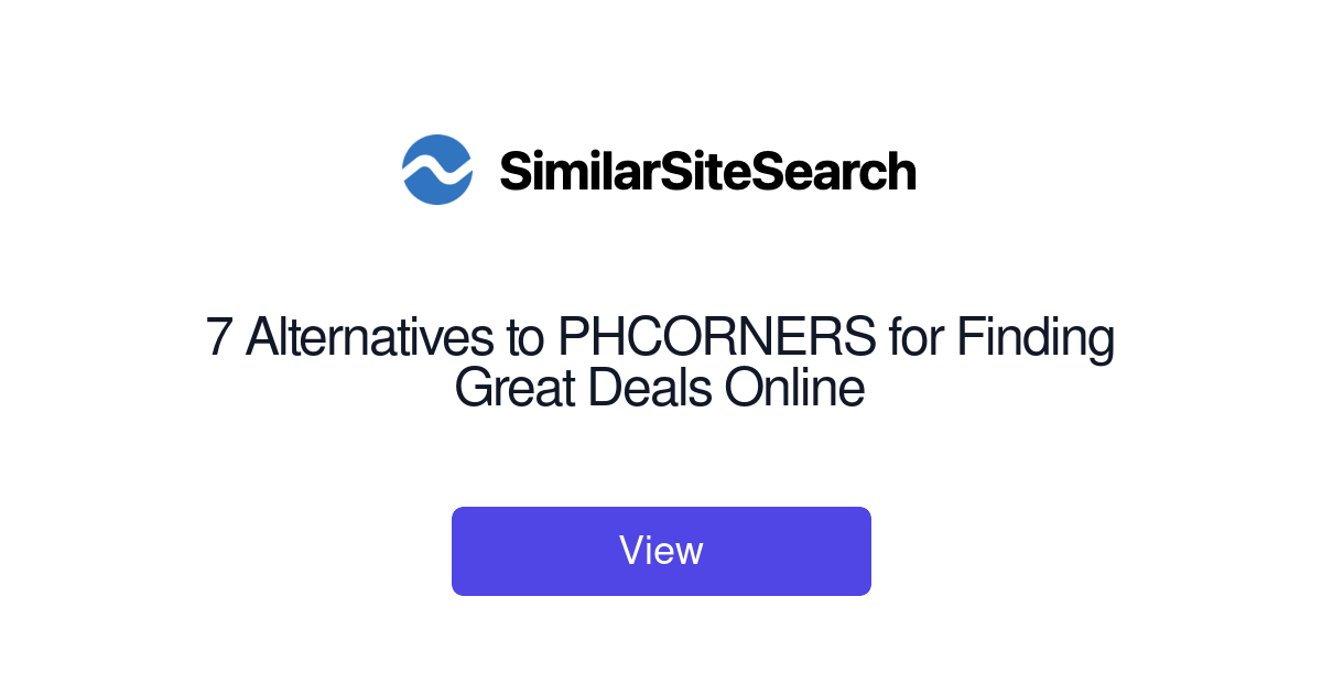 7 Alternatives to PHCORNERS for Finding Great Deals Online ...