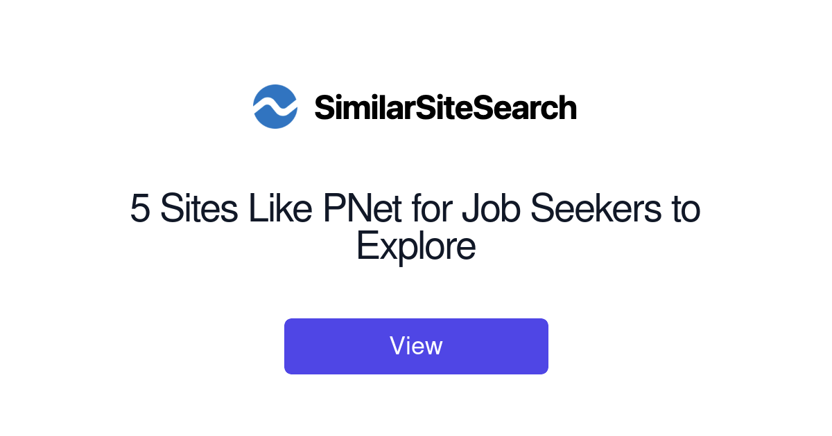 5 Sites Like PNet for Job Seekers to Explore - SimilarSiteSearch