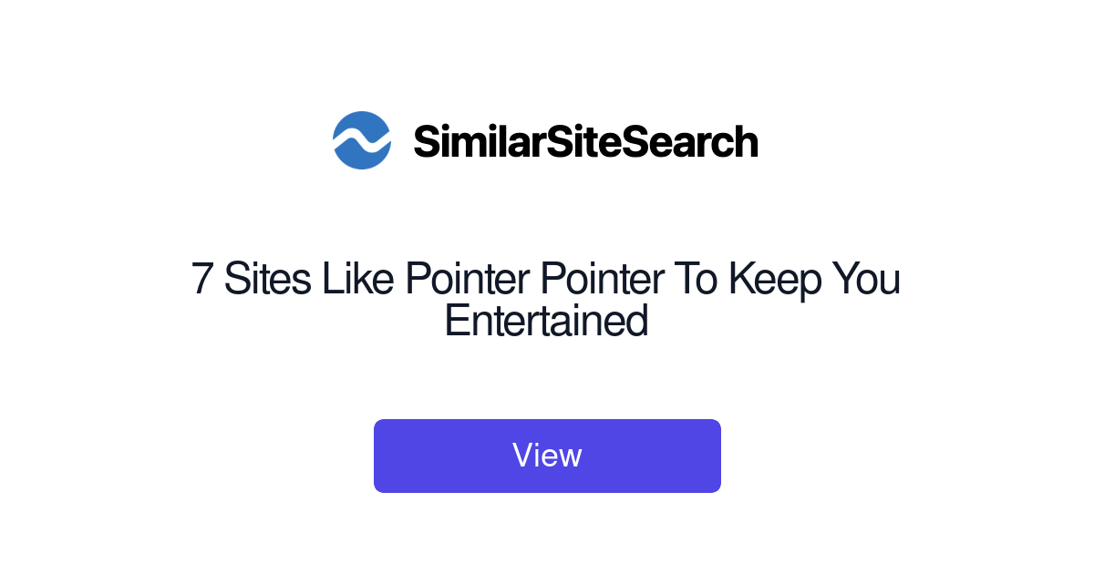 7 Sites Like Pointer Pointer To Keep You Entertained - SimilarSiteSearch