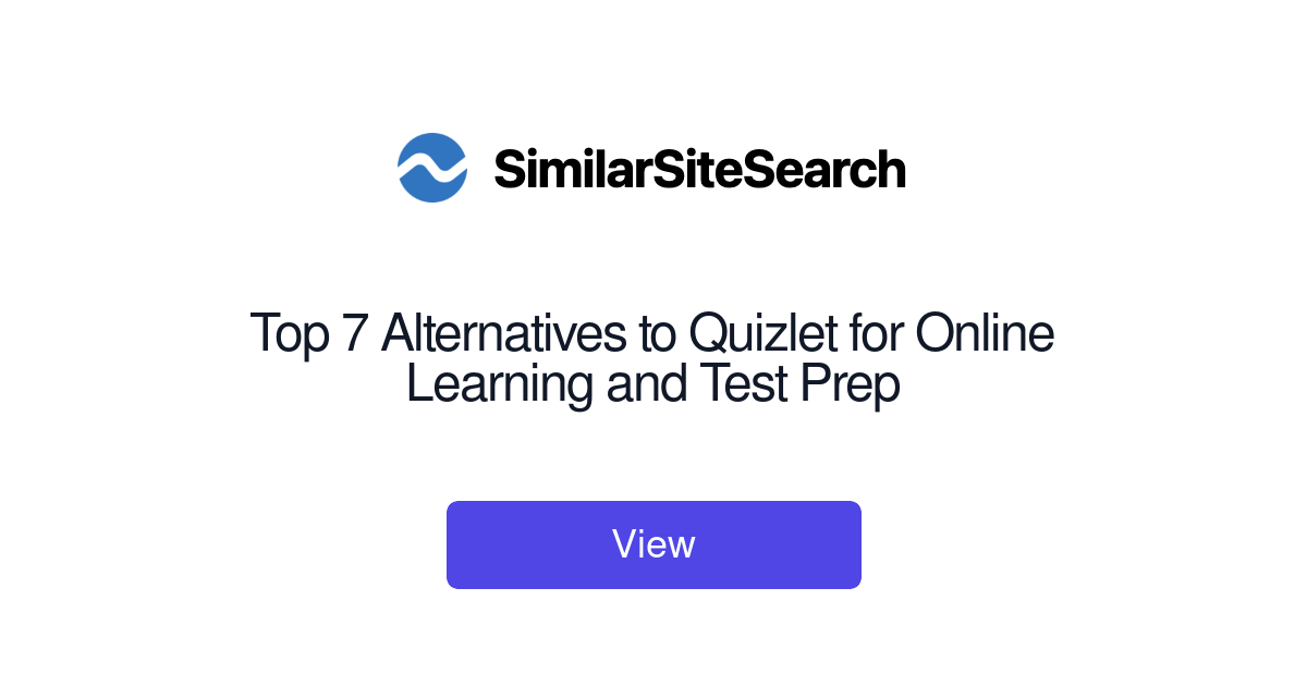 Top 7 Alternatives to Quizlet for Online Learning and Test Prep ...