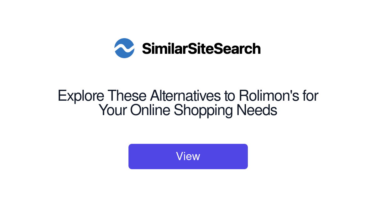Explore These Alternatives to Rolimon's for Your Online Shopping ...