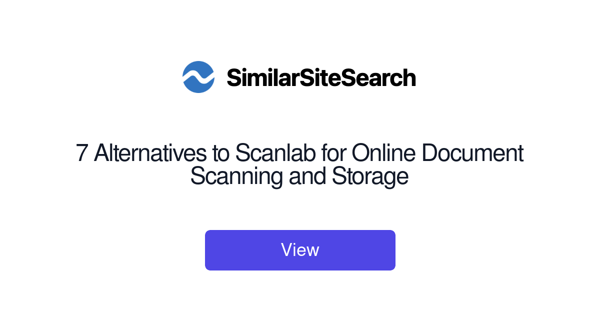 7 Alternatives to Scanlab for Online Document Scanning and Storag ...
