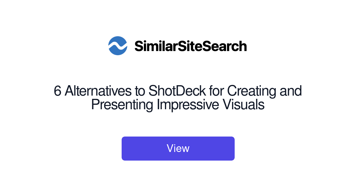 6 Alternatives to ShotDeck for Creating and Presenting Impressive ...
