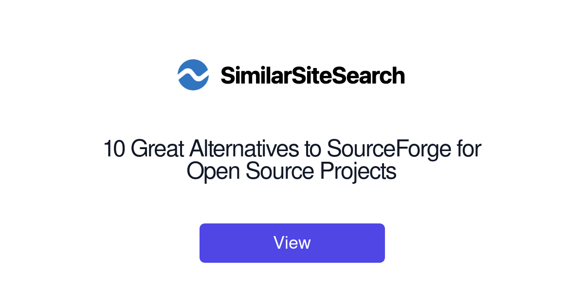 10 Great Alternatives to SourceForge for Open Source Projects ...