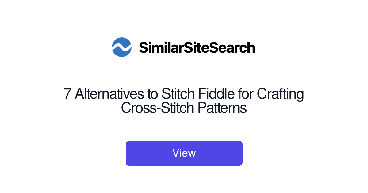 7 Alternatives to Stitch Fiddle for Crafting Cross-Stitch Pattern ...
