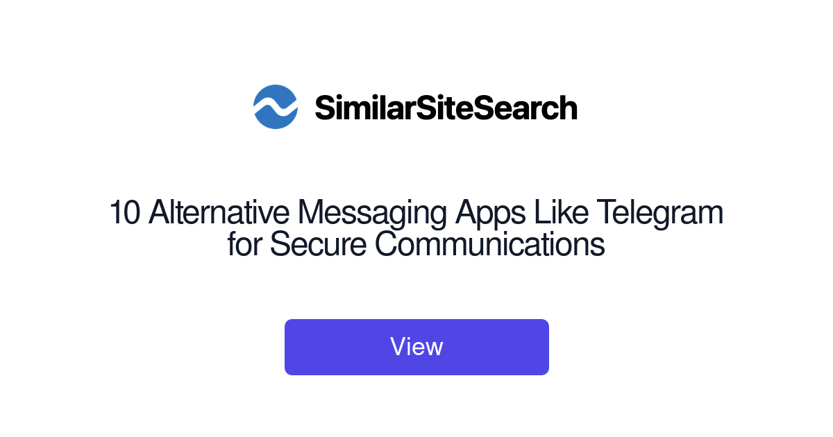 10 Alternative Messaging Apps Like Telegram for Secure Communicat ...