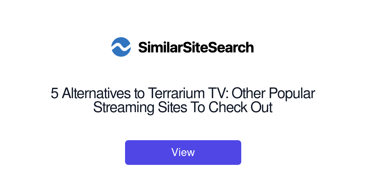 5 Alternatives to Terrarium TV: Other Popular Streaming Sites To ...