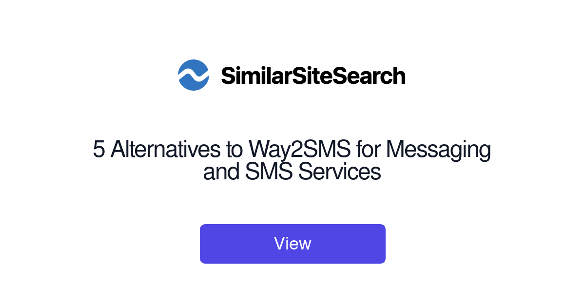 5 Alternatives to Way2SMS for Messaging and SMS Services ...